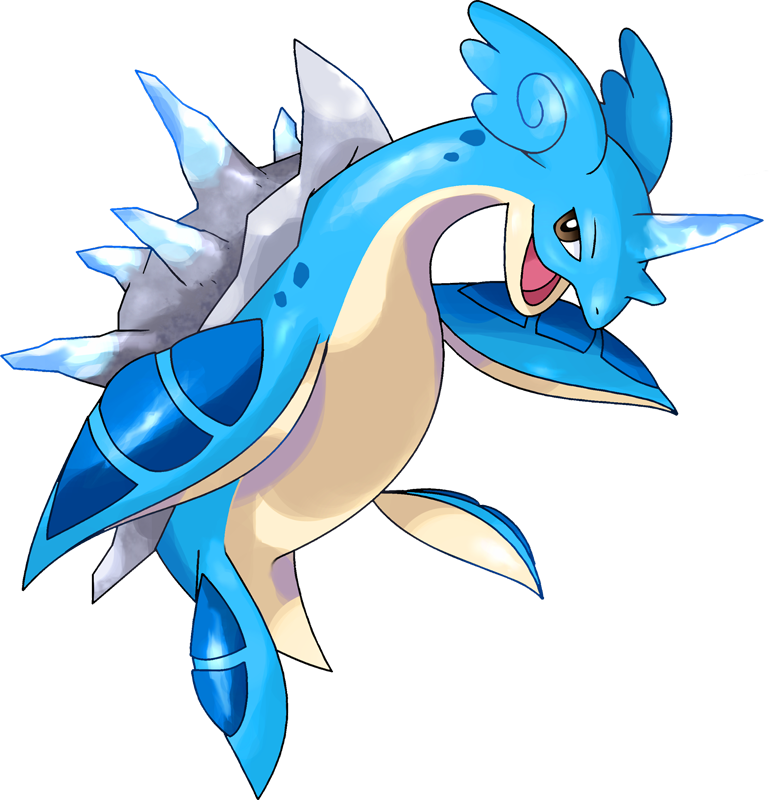Shiny Mega Lapras Pokédex - Lapras Mega Evolution - (769x800) Png Clipart Download