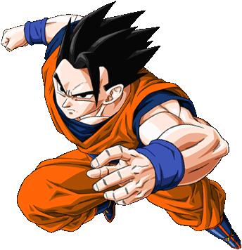 Sangohan - Dragon Ball Z Budokai Tenkaichi - (344x356) Png Clipart Download