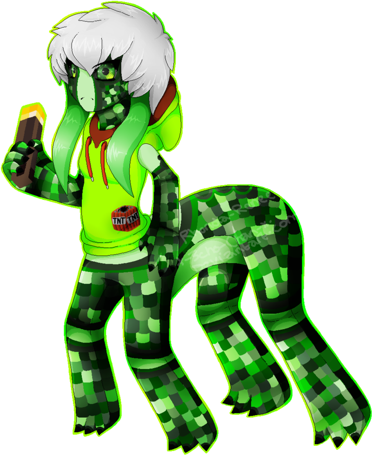 The Creeper Oc By Flnch Face - Illustration - (856x934) Png Clipart ...