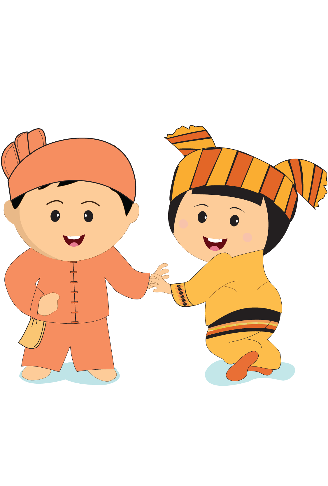 Myanmar Orphans - Cartoon - (1125x1667) Png Clipart Download