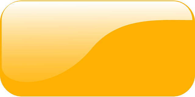 Orange Icon, Glass, Rectangular, Glossy, Button, Gui, - Button Png ...