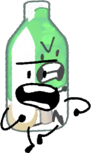 Bottle - Bfb Bottle - (400x671) Png Clipart Download