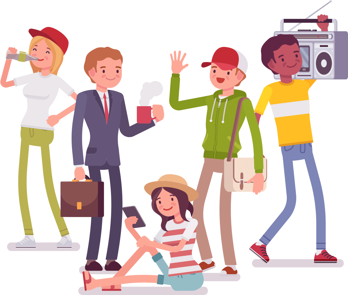 Let's Get To Know Each Other - Cartoon - (1200x1200) Png Clipart Download