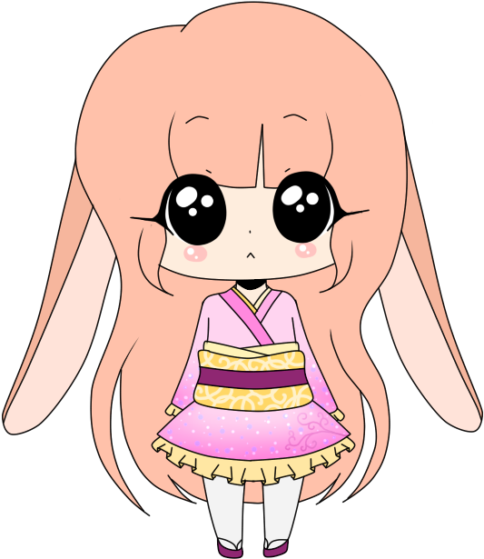 Kimono Chibi Bunny Girl ~ Sold~ By Xxxshippoxxx - Chibi Bunny Boy ...