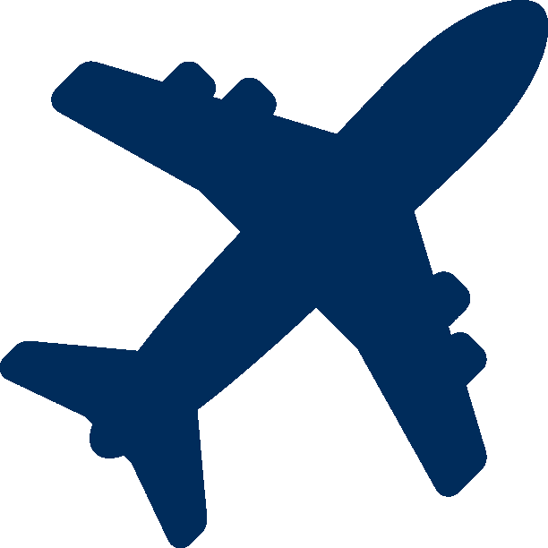 Freight Forwarding - Airplane Icon Transparent Background - Full Size ...