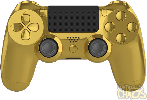 Gold Ps4 Controller - Golden Ps4 Controller - (474x340) Png Clipart ...