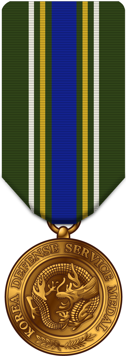 Korea Defense Service Medal - Korean Defense Service Medal - (504x1421 ...