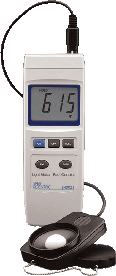 Visible Light Meters - Sper Scientific Light Meter - (1000x1000) Png ...
