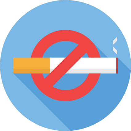 Pledge To Quit Smoking - Stop Smoking Logo Png - (425x425) Png Clipart ...