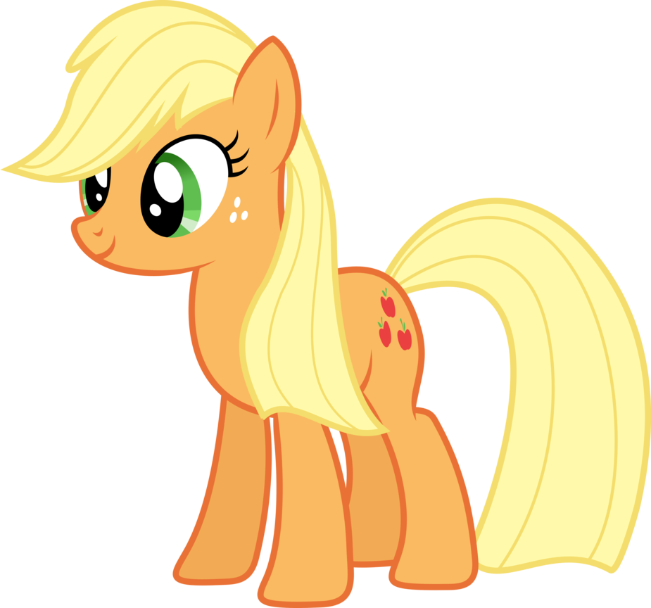 Applejack With Mane Down By Slb94 - Little Pony Friendship Is Magic ...