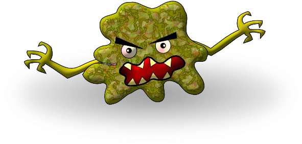 Small - Bacteria Animated - (600x325) Png Clipart Download