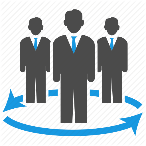 Business Services - Management Team Icon - (512x512) Png Clipart Download