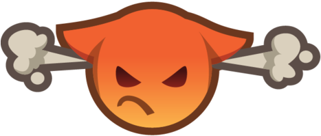 Angry Emoji Clipart Animal Jam - Animal Jam Mad Emote - (500x449) Png ...