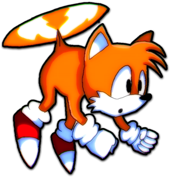 Tails Flying Sprite Remake By Deawsomeguy534 - Tails Flying Sprite Png ...