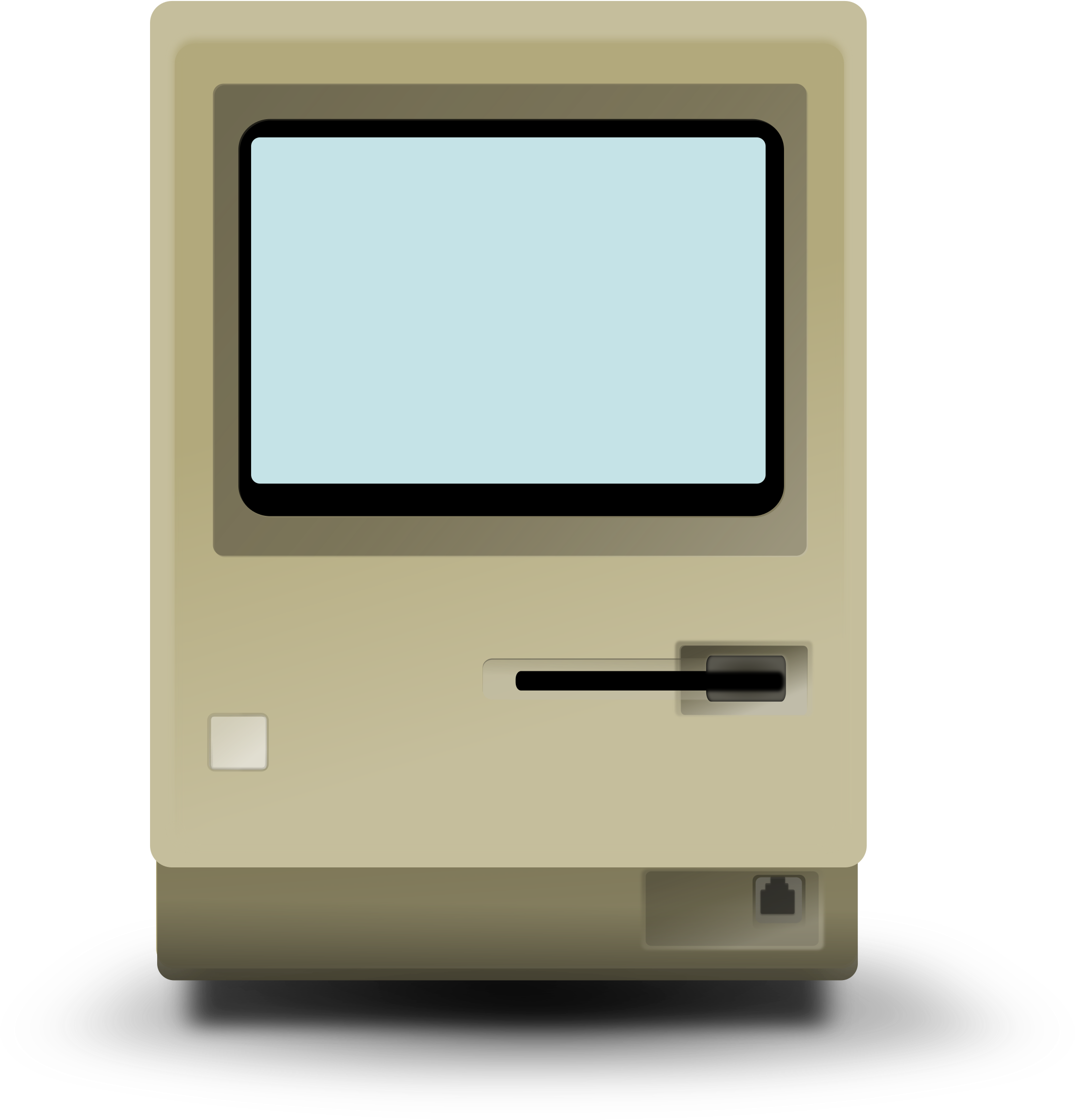 Imac Clipart For 1273636396 Clipart For Apple - Macintosh 128k Drawing ...