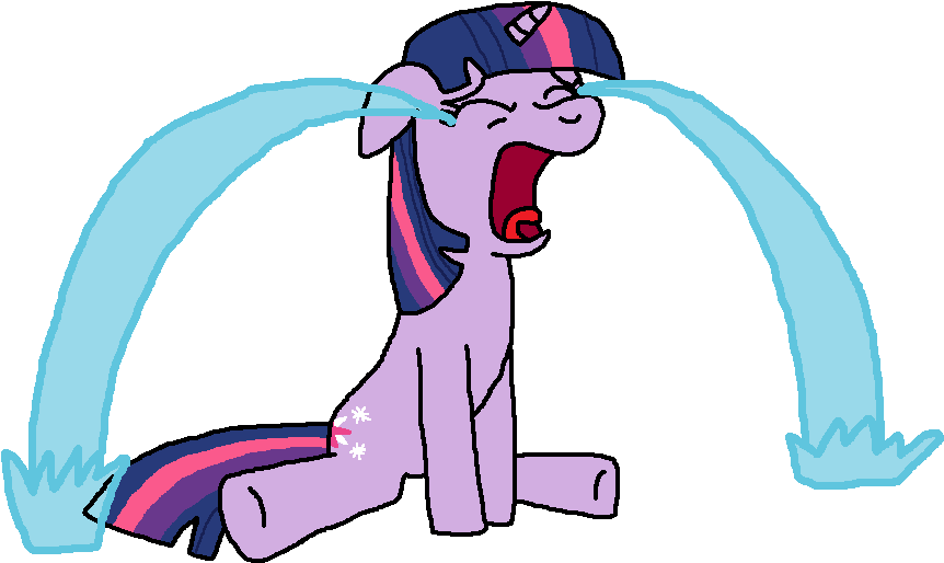 Crying Unicorn Gif - (918x626) Png Clipart Download