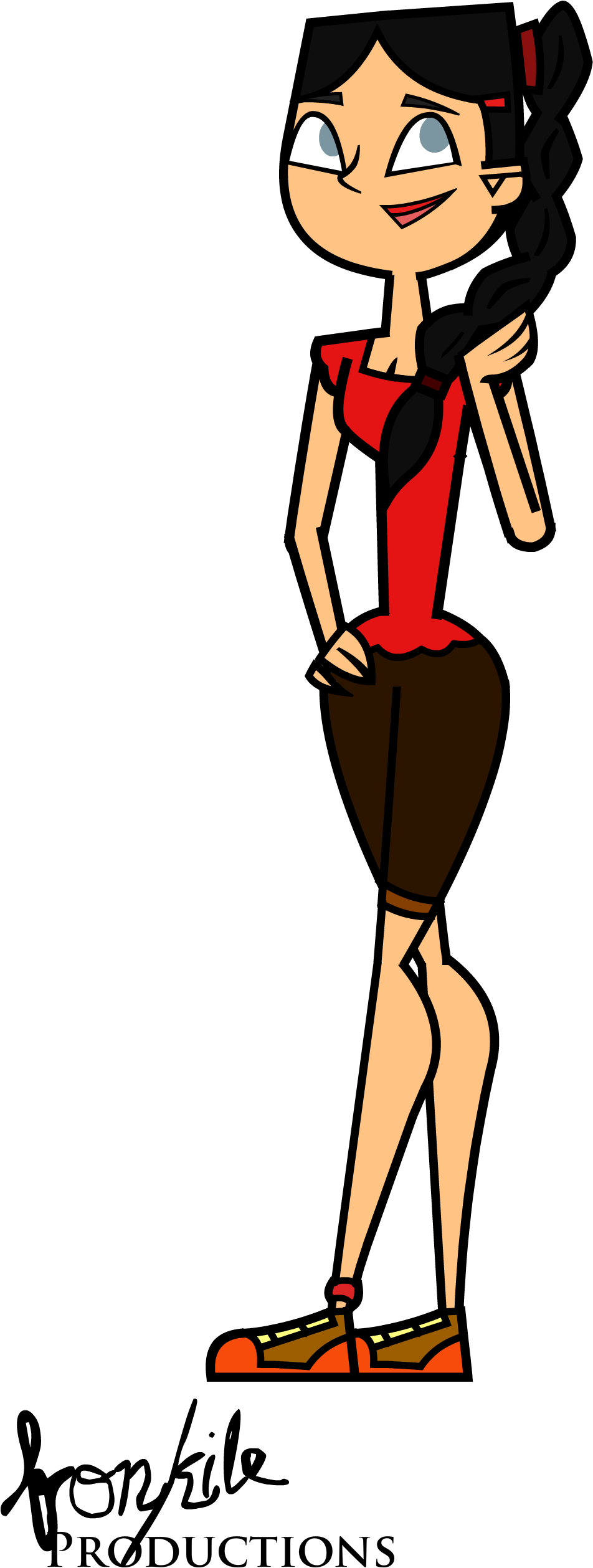 Celia Pose - Total Drama Gone Wild Celia - (1051x2595) Png Clipart Download