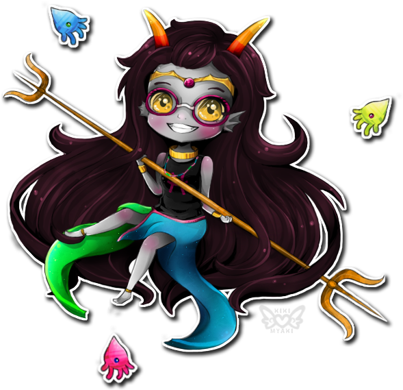 By Kiki-myaki - Chibi Feferi - (596x573) Png Clipart Download