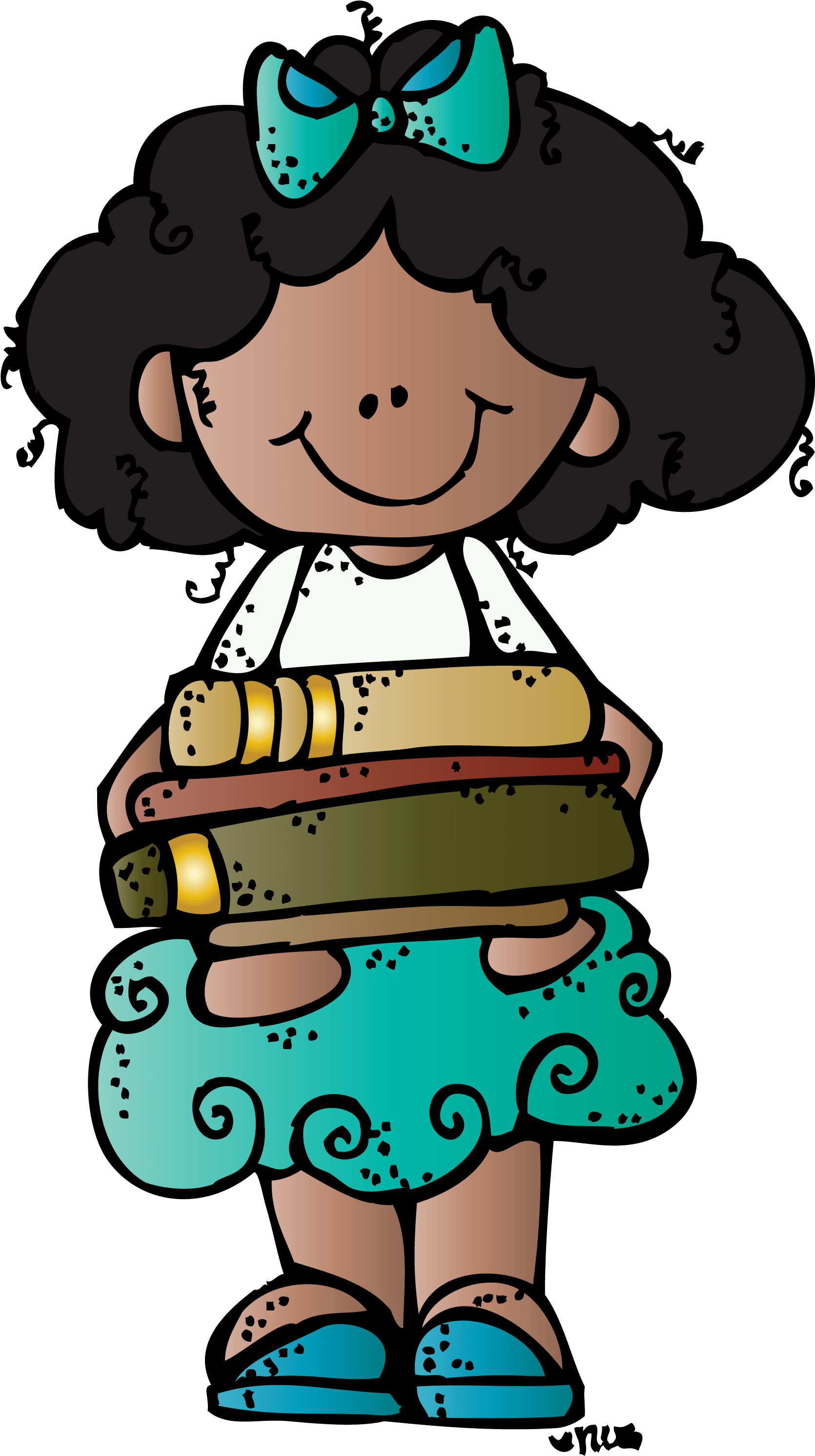 Melonheadz Clipart Books - (1694x3000) Png Clipart Download