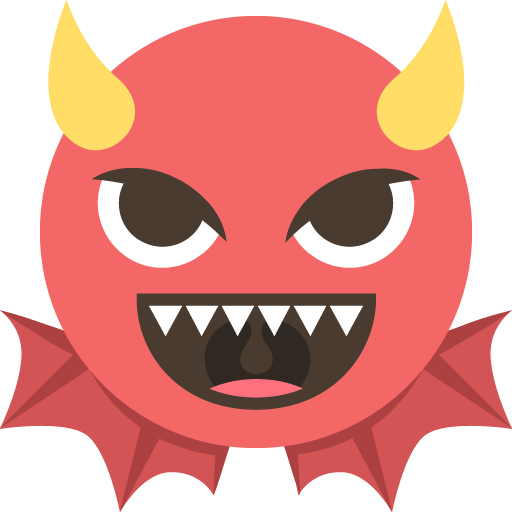 Imp Emoji Emoticon Vector Icon - Demon Emoji - (512x512) Png Clipart ...