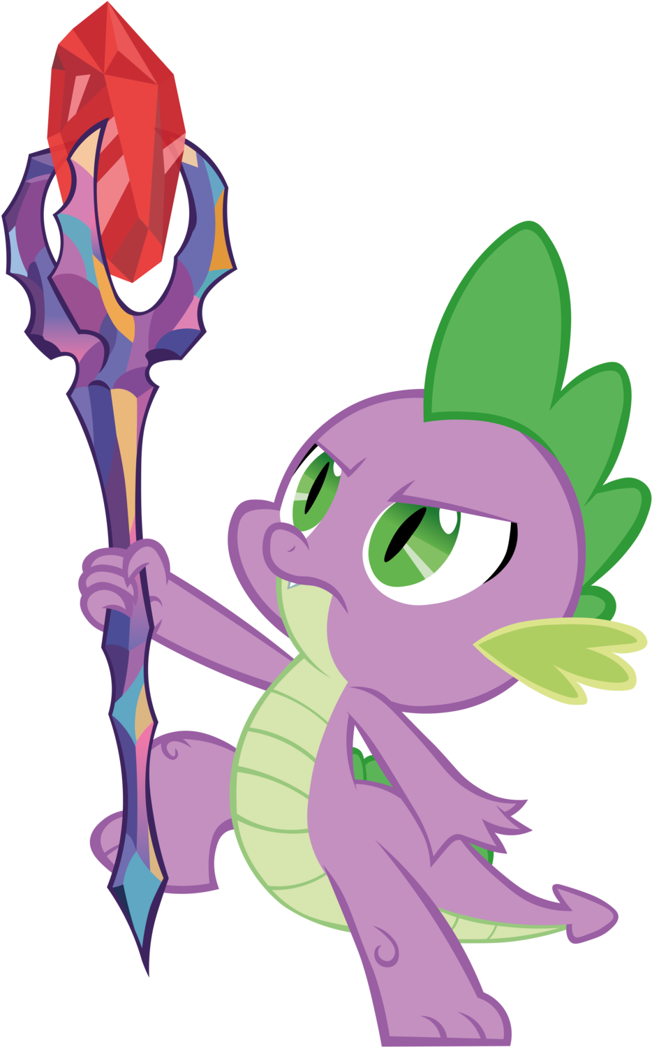 Spike The Dragon Lord - (1024x1526) Png Clipart Download