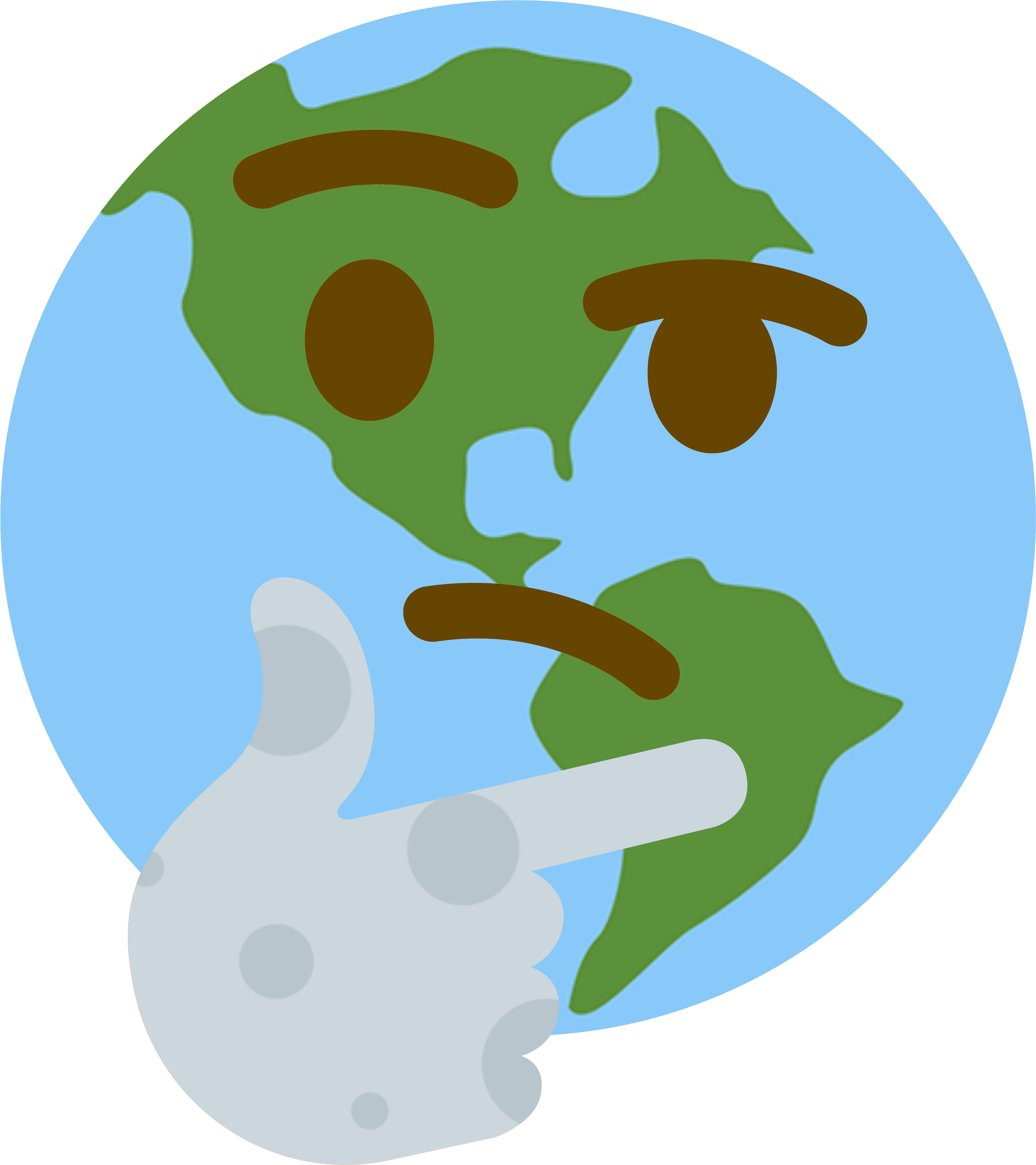 World Green - Meme Emoji Hmmm Png - (5000x5000) Png Clipart Download