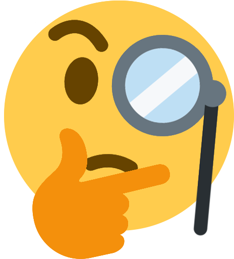 Monocle Think - Discord Thinking Emoji - (512x512) Png Clipart Download