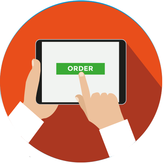 Mobile Ordering Apps - Order Png - (546x546) Png Clipart Download