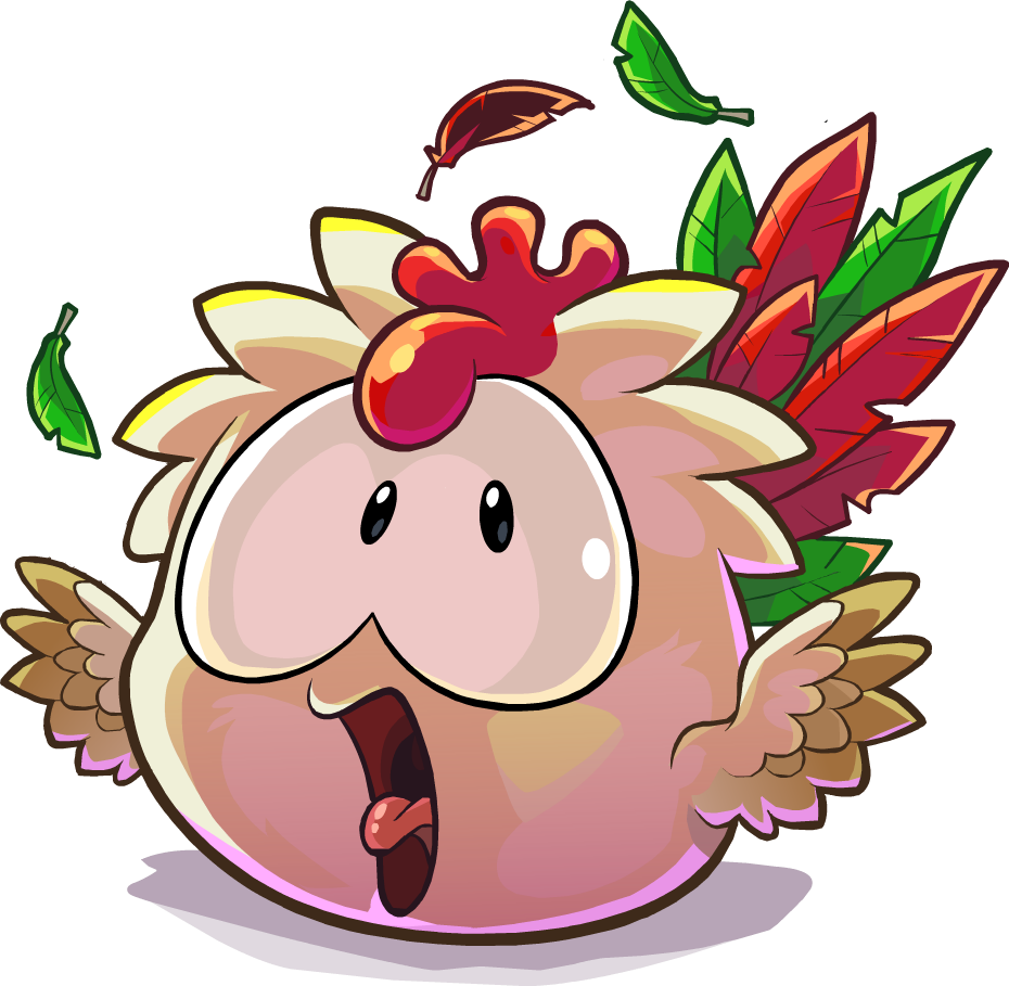 Club Penguin Chicken Puffle - (930x909) Png Clipart Download
