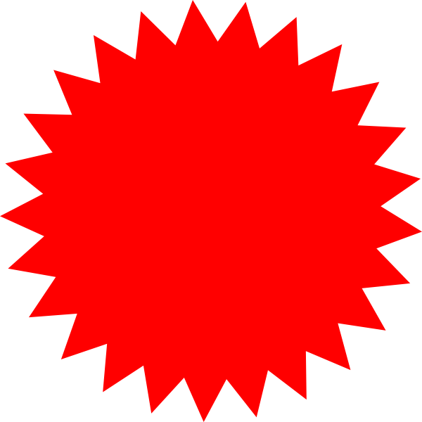 Starburst Clipart Fire - Blank Seal Stamp Png - Full Size PNG Clipart ...