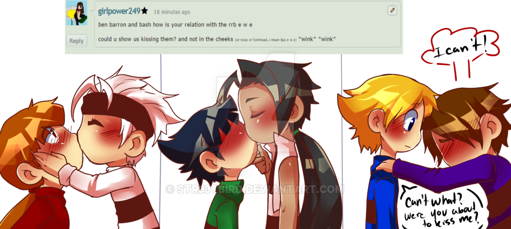 Ask Kiss By Kanoii Chi Brick X Butch Yaoi 1024x460 Png Clipart