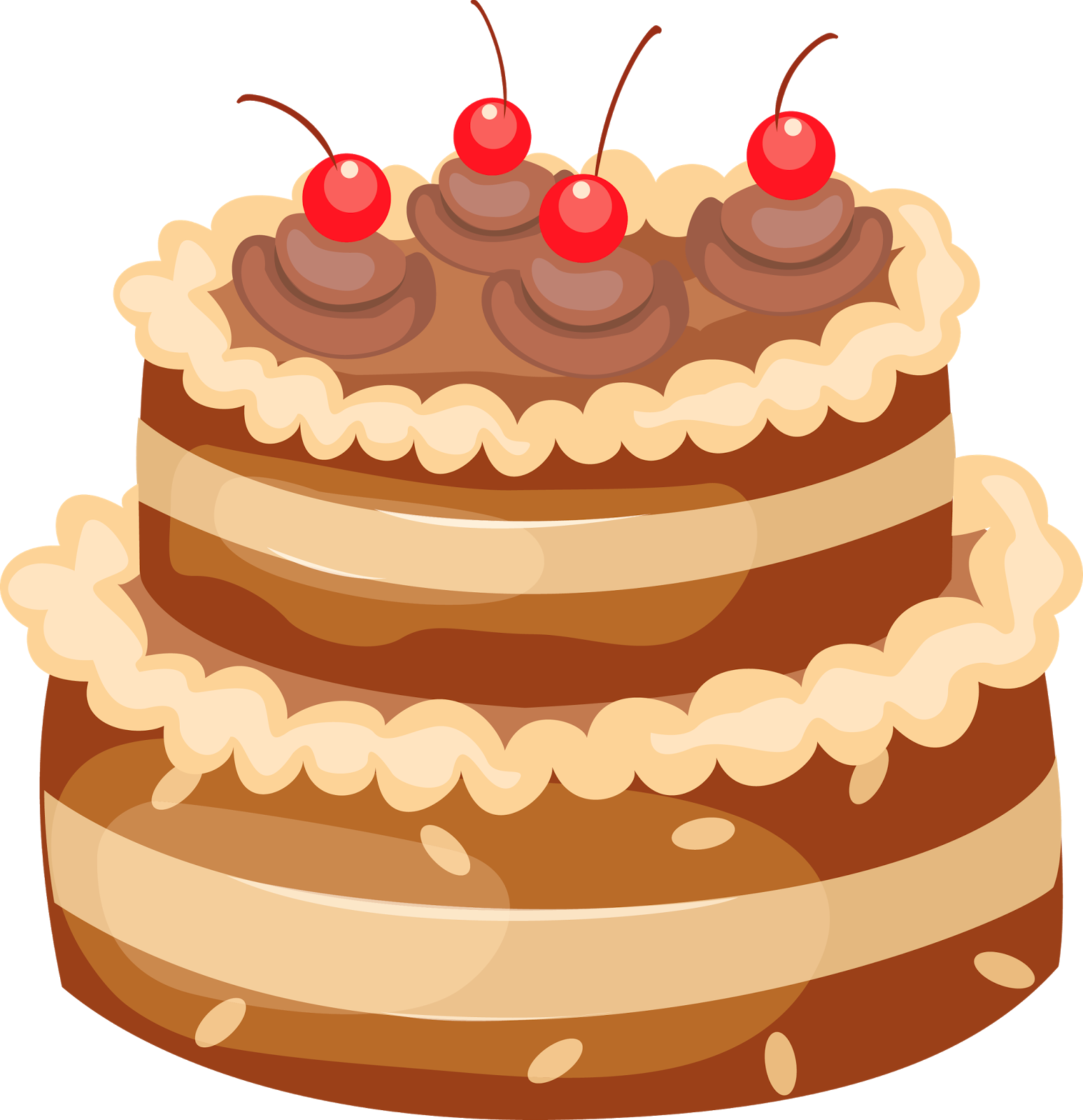 Chocolate Cake Clipart Vishal - Transparent Background Birthday Cake ...
