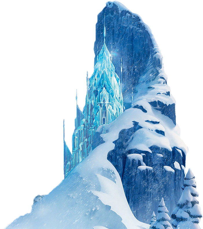 Frozen Castle In Winter Landscape Frozen Ice Castle Png 850x808