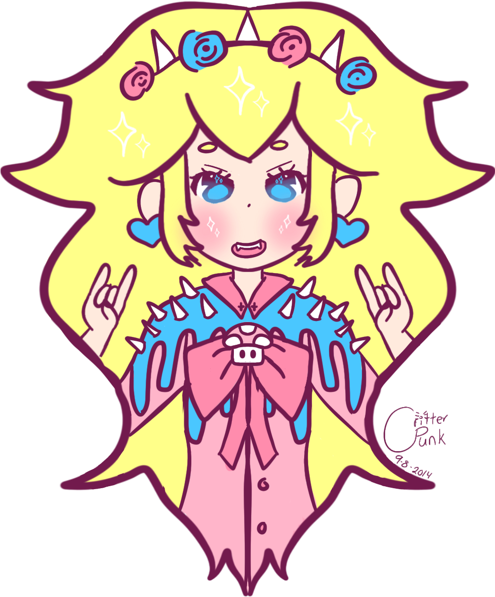 Pastel - Princess Peach Pastel - (1000x1500) Png Clipart Download