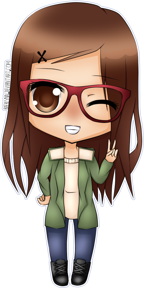 Chibi Glasses By Baeklynn On Deviantart - Anime Chibi Glasses ...