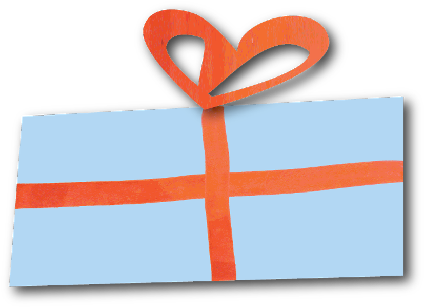 Blue Present - Cross - (861x600) Png Clipart Download