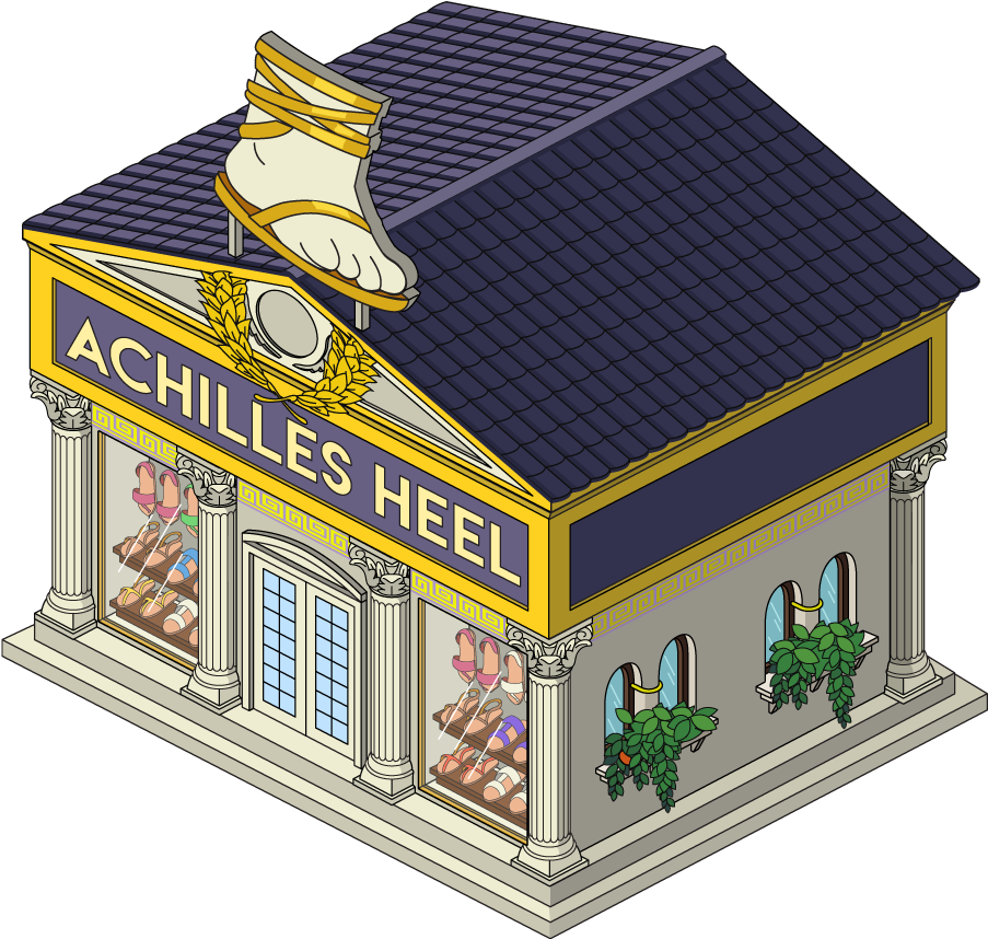 Achilles' Heel Sandal Shop - Achilles' Heel - (963x943) Png Clipart Download
