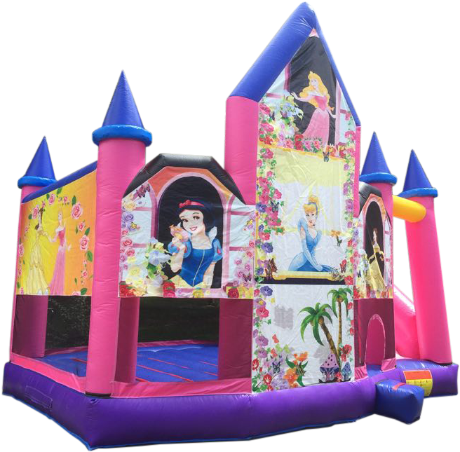 Princess Slide Bouncy Castle - Gorilla - (960x720) Png Clipart Download