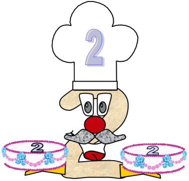 Number Two Craft - Dltk Number 2 - (379x364) Png Clipart Download