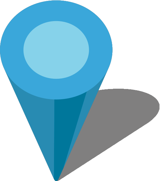 Blue Location Icon - Blue Location Icon Png - (530x600) Png Clipart ...
