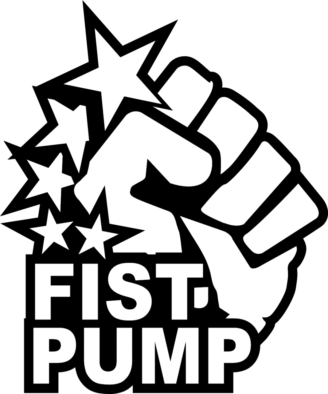 Fist Pump - Fist - (1068x1280) Png Clipart Download