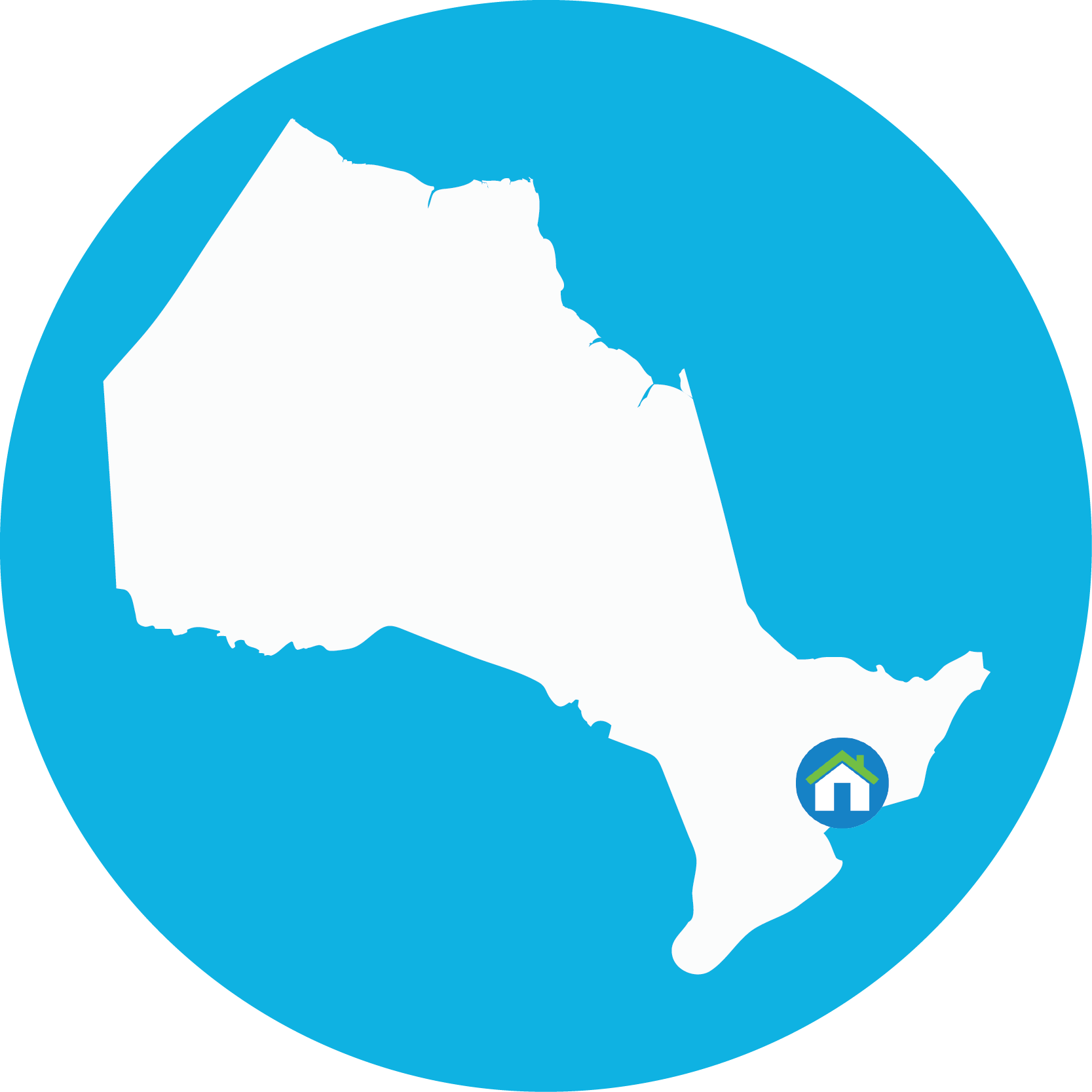 At Home Toronto - Ontario Icon - (1667x1667) Png Clipart Download