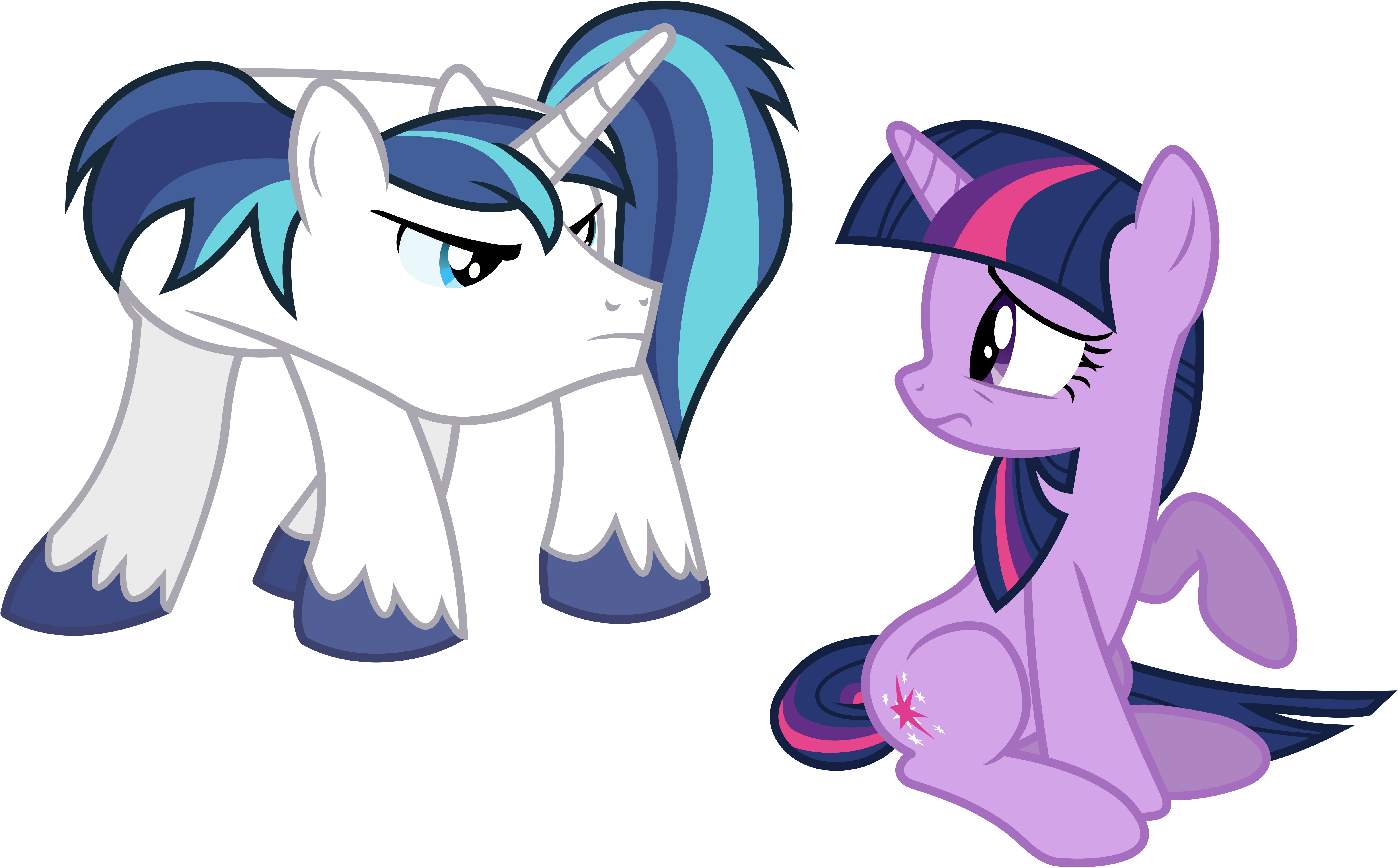 Mlp Shining Armor And Twilight - (6310x3920) Png Clipart Download