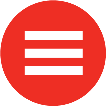 Red Menu Icon - Youtube Icon Vector Png - (427x418) Png Clipart Download