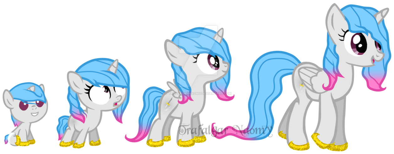 Mlp Age Chart - Drawing - (1261x634) Png Clipart Download