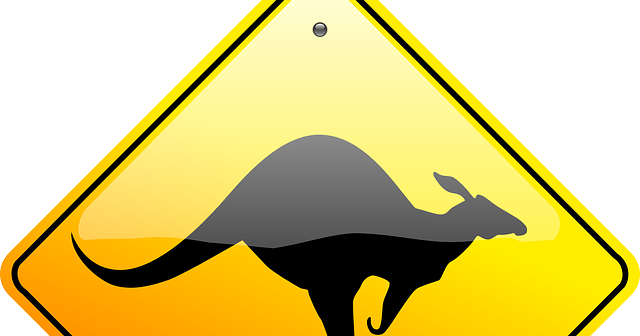Kangaroo Sign - (640x336) Png Clipart Download