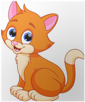 Cartoon Cat - (400x400) Png Clipart Download