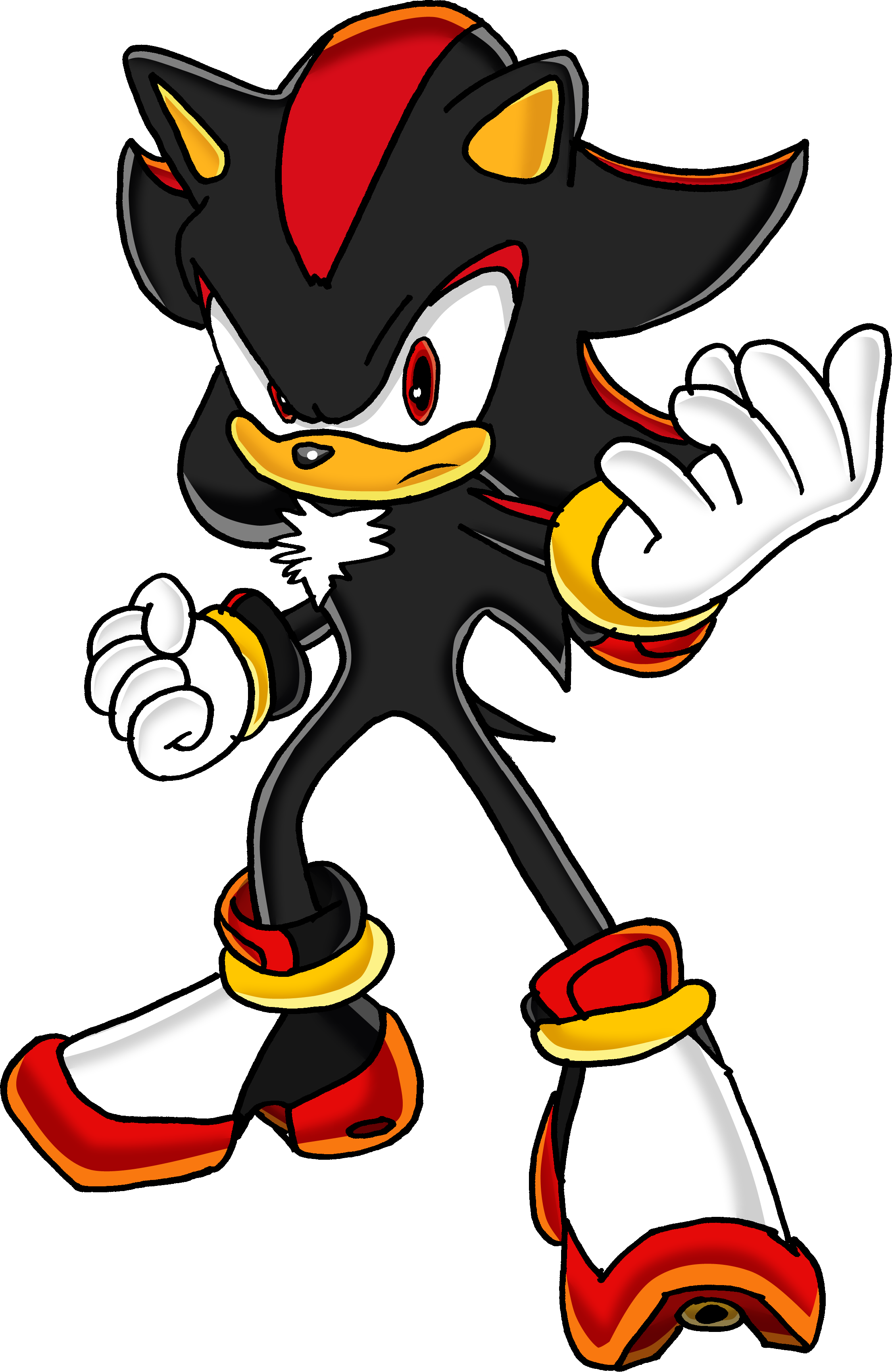 Shadow The Hedgehog Png - Drawing Of Shadow The Hedgehog - (2248x3458 ...