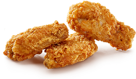 Fried Chicken Png - Kfc Fried Chicken Wings - (443x320) Png Clipart ...