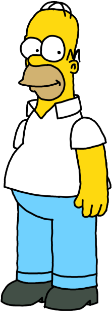 One Of The Main Characters, Who Eats Donuts, Works - Homer Simpson ...